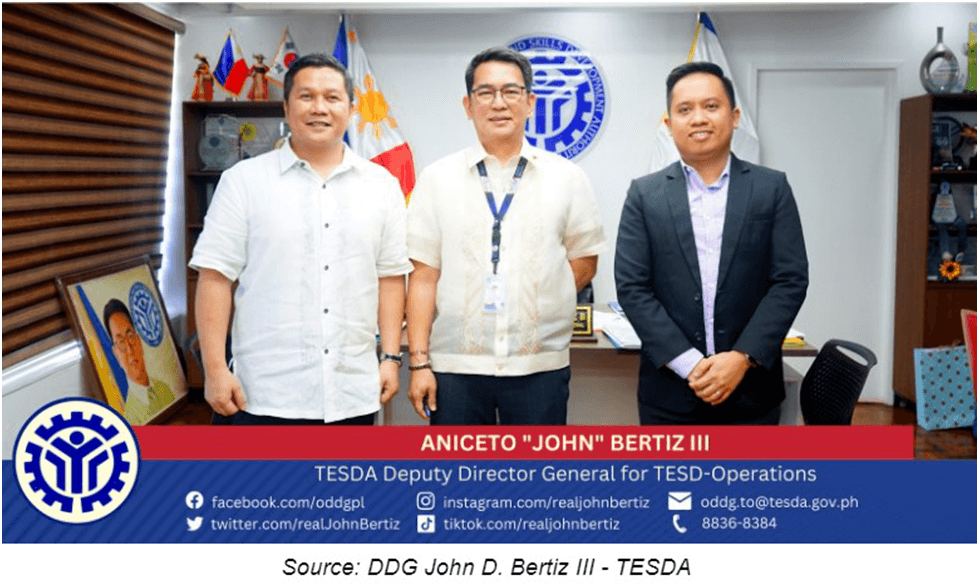 Blueshirt Philippines: In Partnership Talks with TESDA - Blueshirt